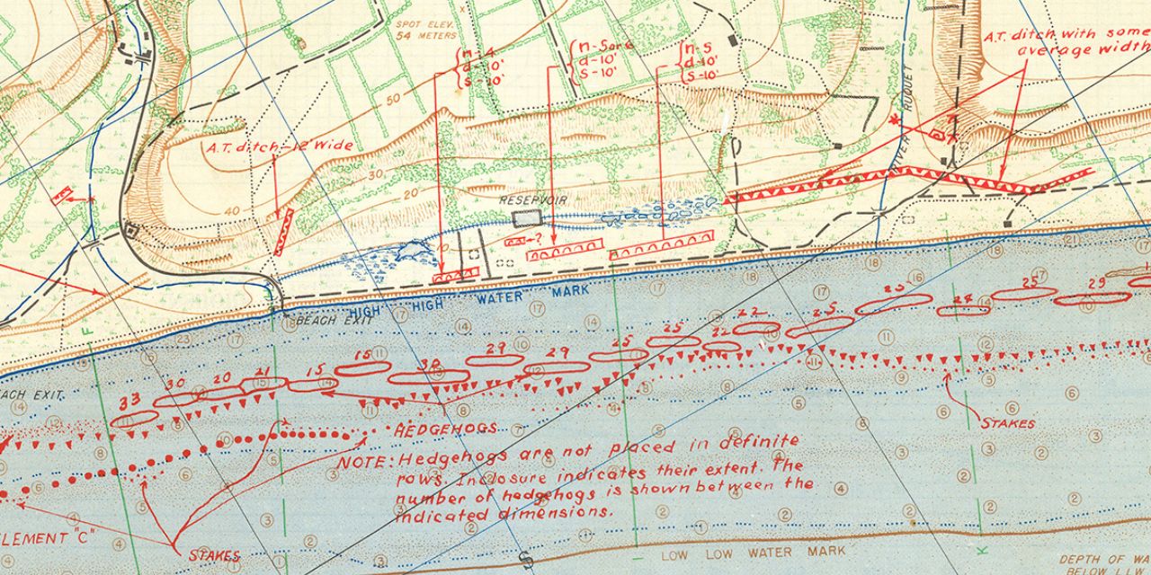 Inside the Omaha Beach Invasion Map: A Cartographic Look at D-Day ...