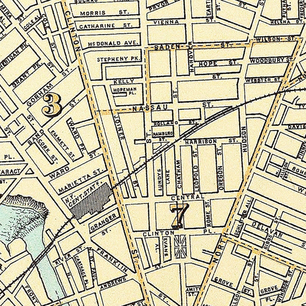 Old Rochester New York Maps • Wall Art Prints by Ted's Vintage Art ...