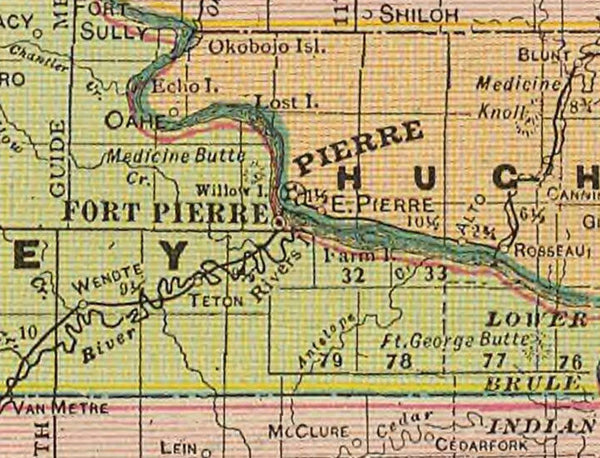 Vintage State Maps, Old US State Map Prints by Ted's Vintage Art – Teds ...