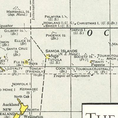 Old Maps of Polynesia • Wall Art Prints by Ted's Vintage Art – Teds ...