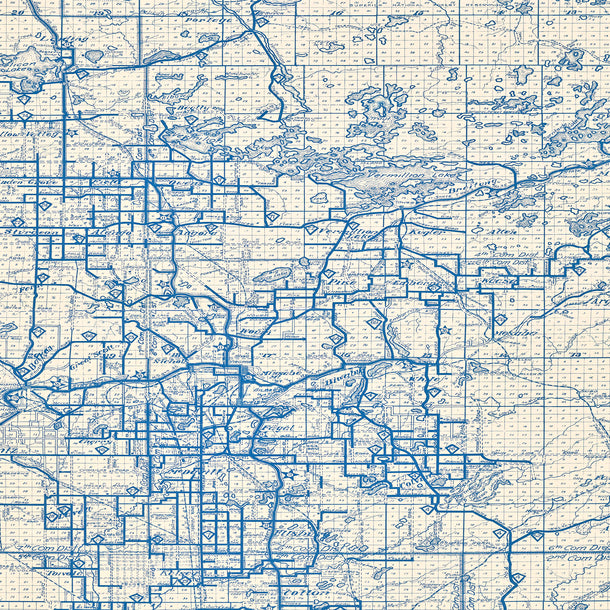 Vintage Map of St. Louis County, Minnesota 1920 by Ted's Vintage Art ...
