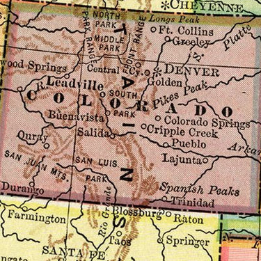 Vintage State Maps, Browse Old Maps by U.S. State – Ted’s Vintage Art ...